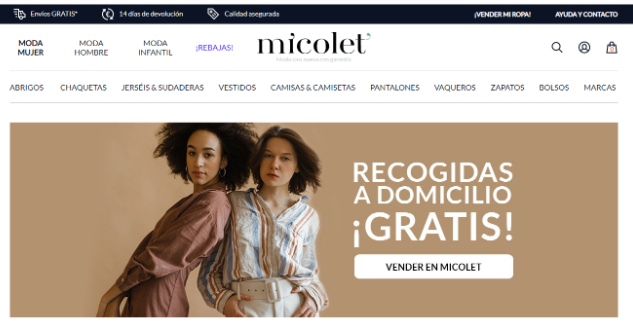 西班牙女裝二手網站Micolet官網介紹 海外網站購物網站 MeetKK