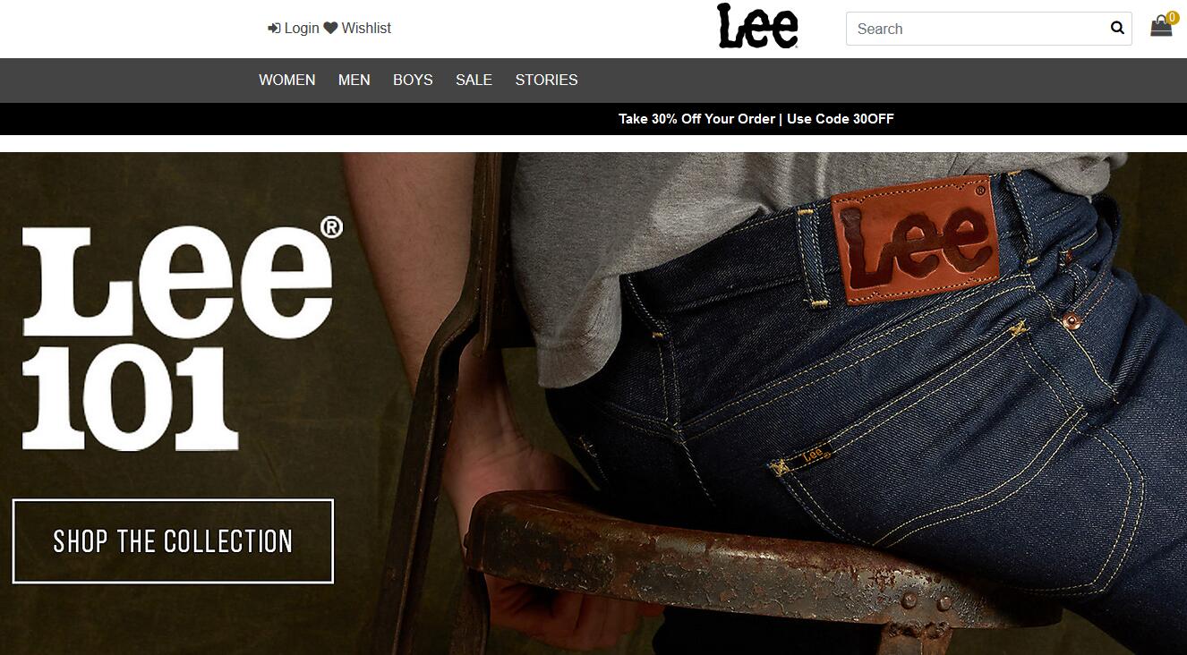 Lee美國官網：Lee美國李牌牛仔褲品牌海淘網站 海外網站購物網站 MeetKK