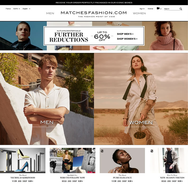 MATCHESFASHION.COM法國官網：英國奢侈品零售商 法國購物網站 MeetKK