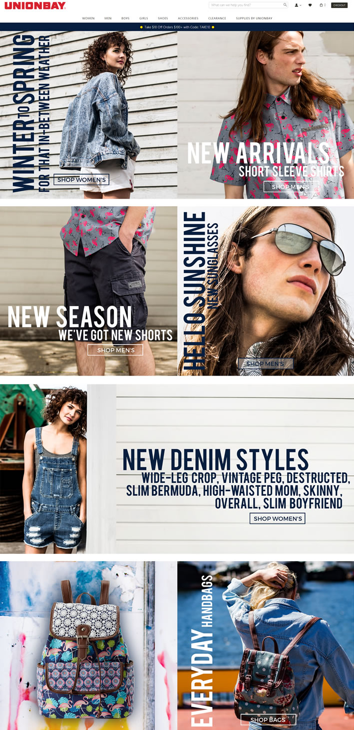 UNIONBAY官網：美國青少年服裝品牌 美國購物網站 MeetKK