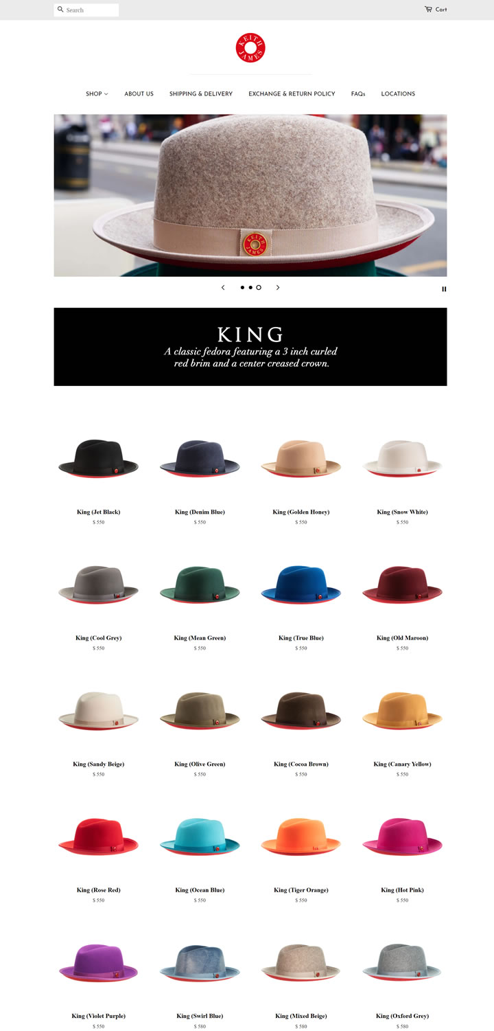 Keith James官網：美國軟呢帽品牌 美國購物網站 MeetKK